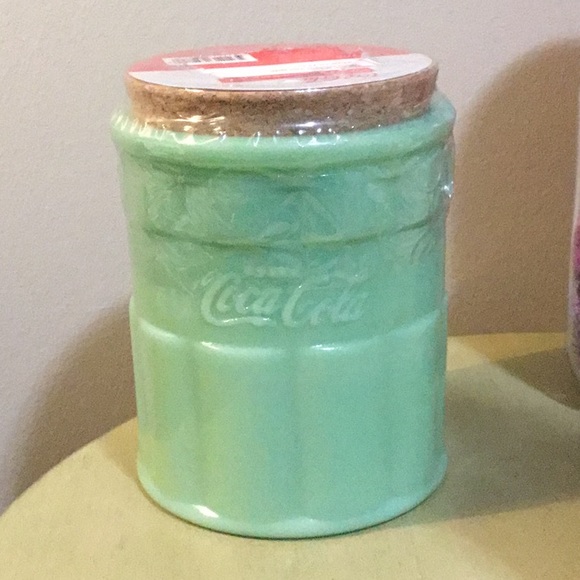 Coca Cola | Storage & Organization | Salecoca Cola Jadeite Canister 24 ...
